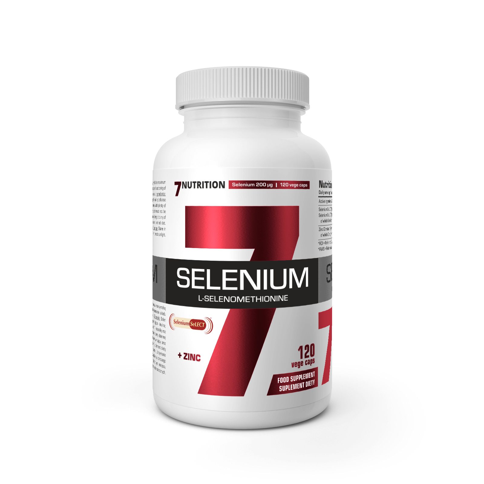 7Nutrition SELENIUM 120 vege caps | SHOP \ Healthy Supplements
