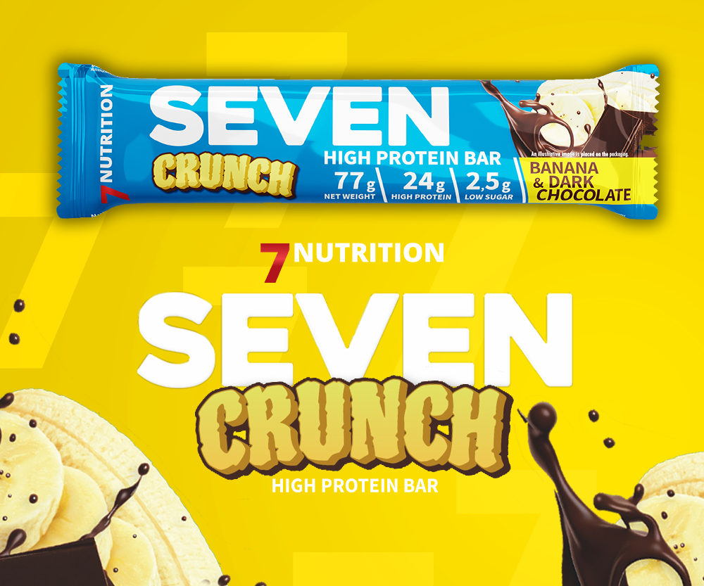 7Nutrition SEVEN PROTEIN BAR 77g Banana & Dark Chocolate | SHOP ...