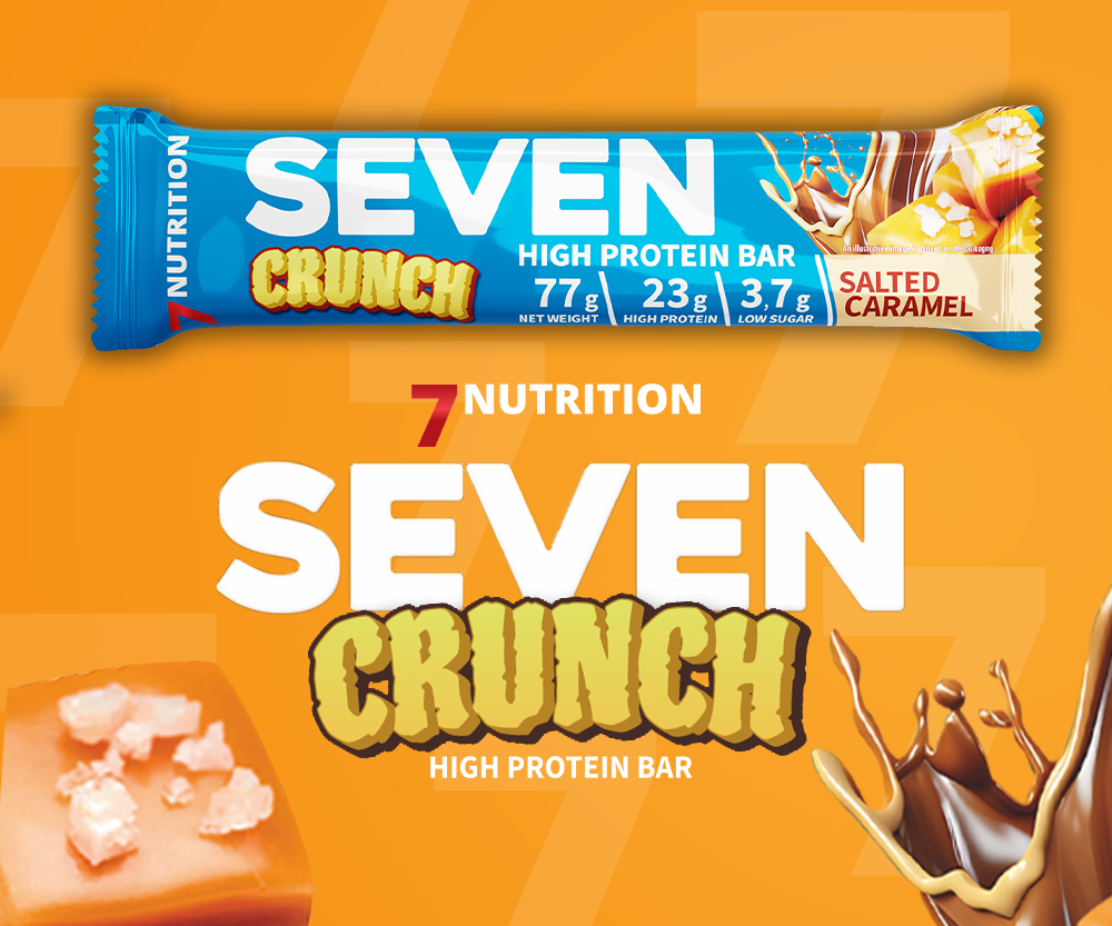 7Nutrition SEVEN PROTEIN BAR 77g Słony karmel | SHOP \ Healthy Food