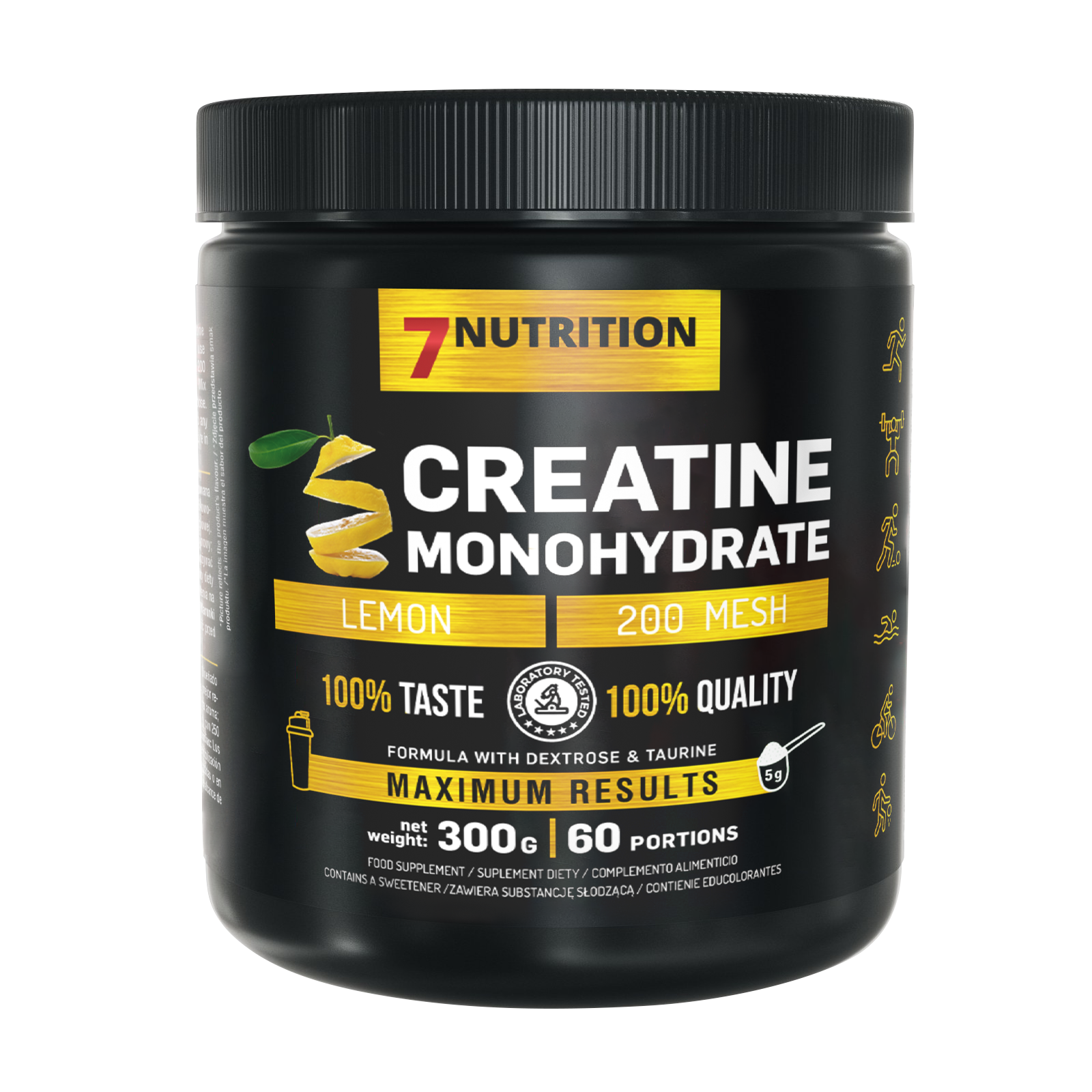 7Nutrition Creatine Monohydrate 300 g Lemon | SHOP \ Creatine