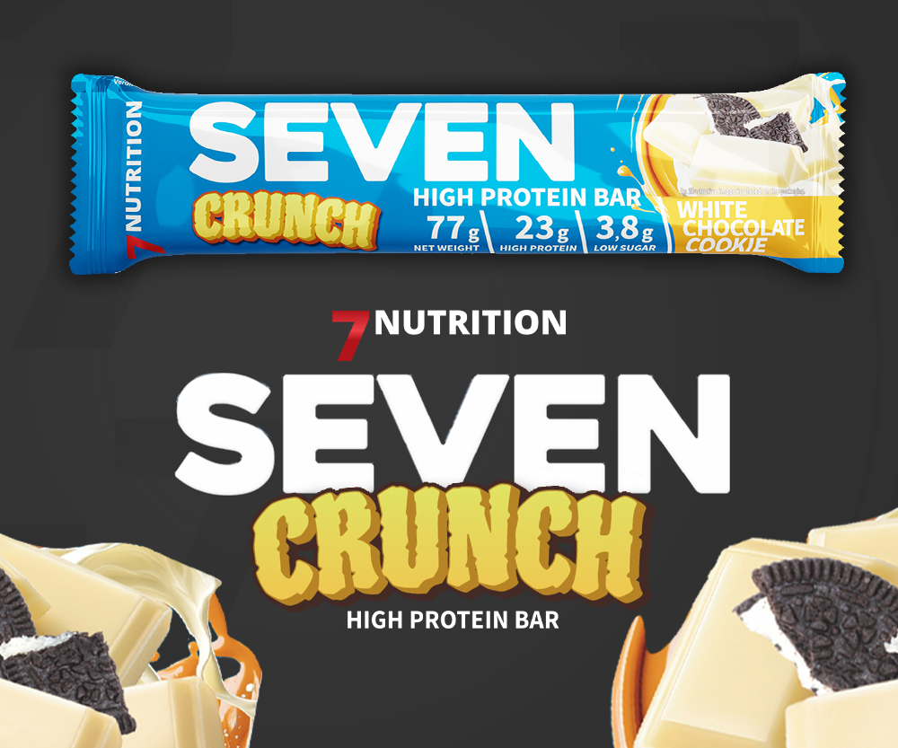 7Nutrition SEVEN PROTEIN BAR 77g White Chocolate & Cookie | SHOP ...