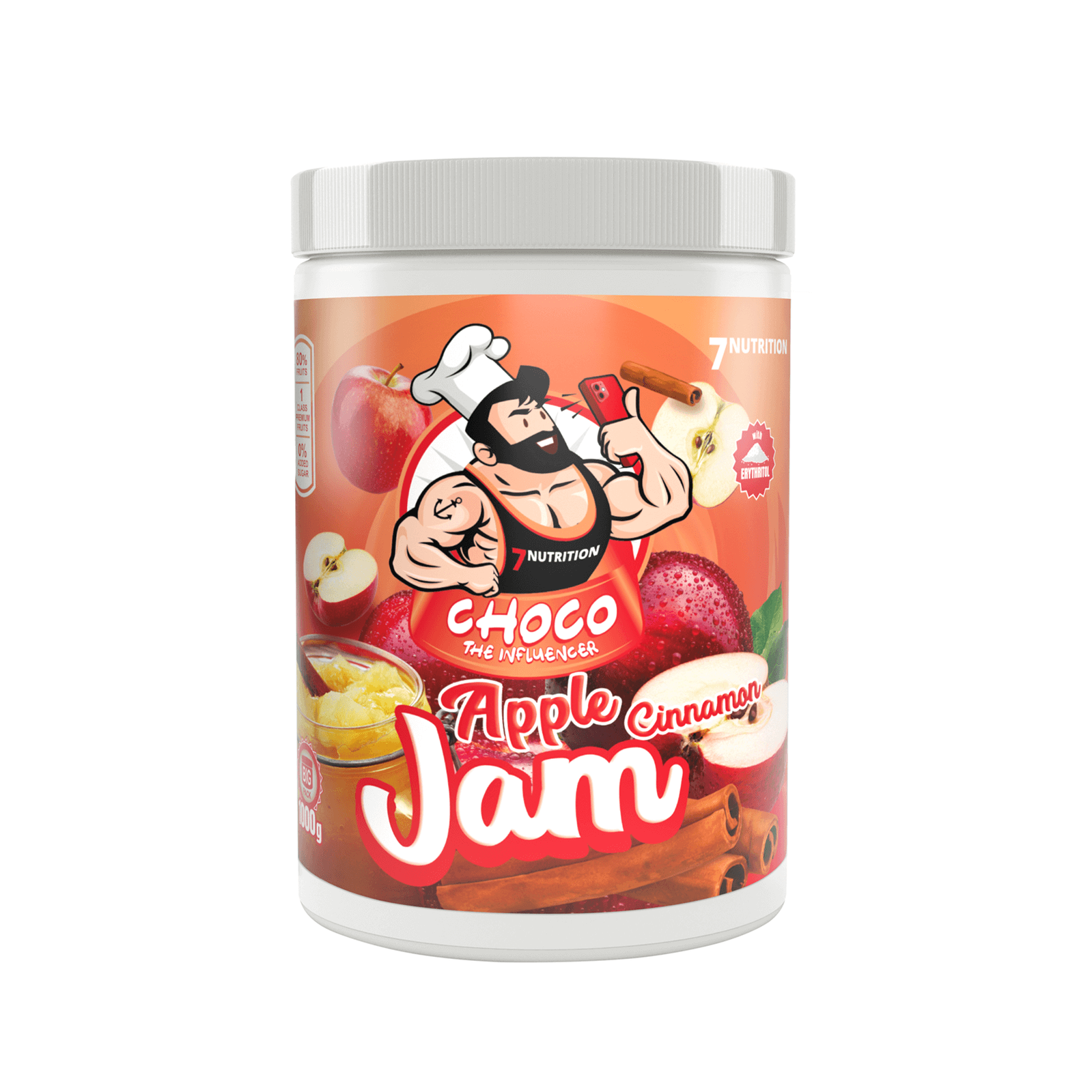 7Nutrition Apple Cinnamon Jam 1000g | SHOP \ Healthy Food