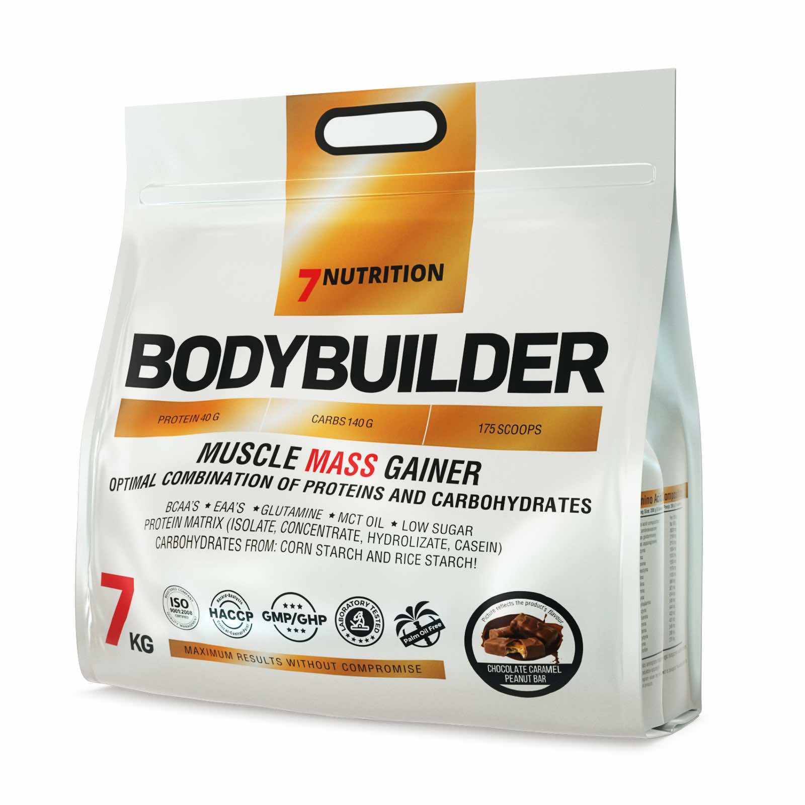 7Nutrition BODYBUILDER 7 kg Chocolate-Nut Bar | SHOP \ Muscle Mass ...